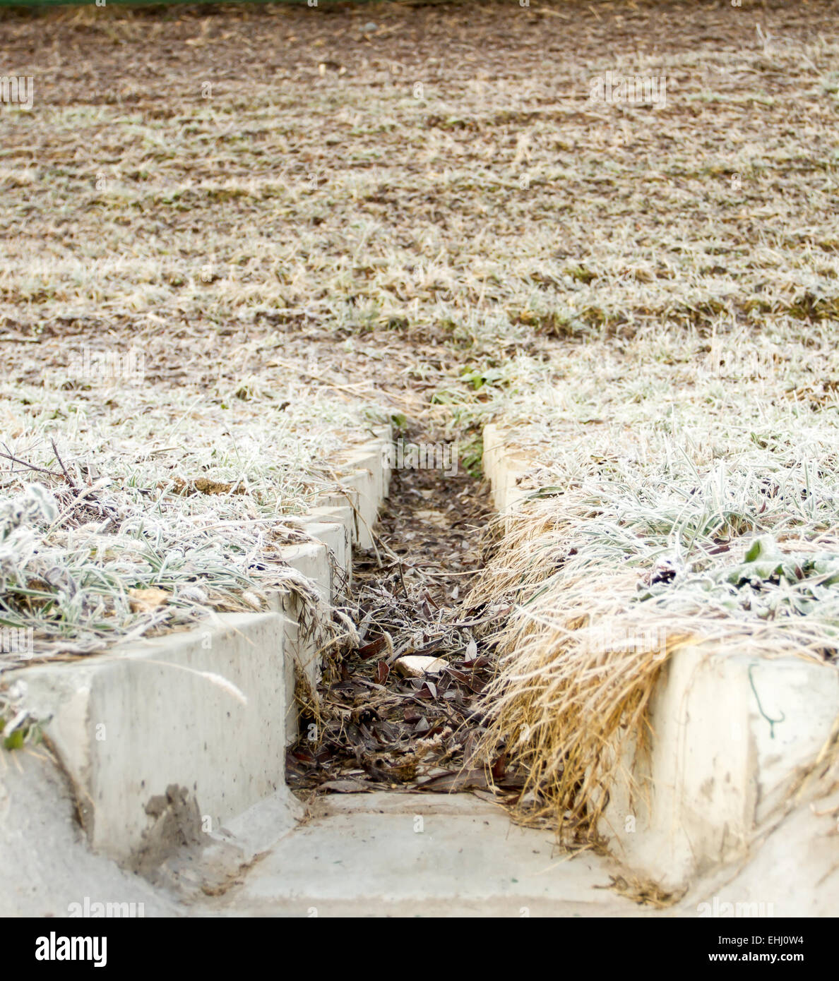 Concrete drainage ditch hi-res stock photography and images - Alamy