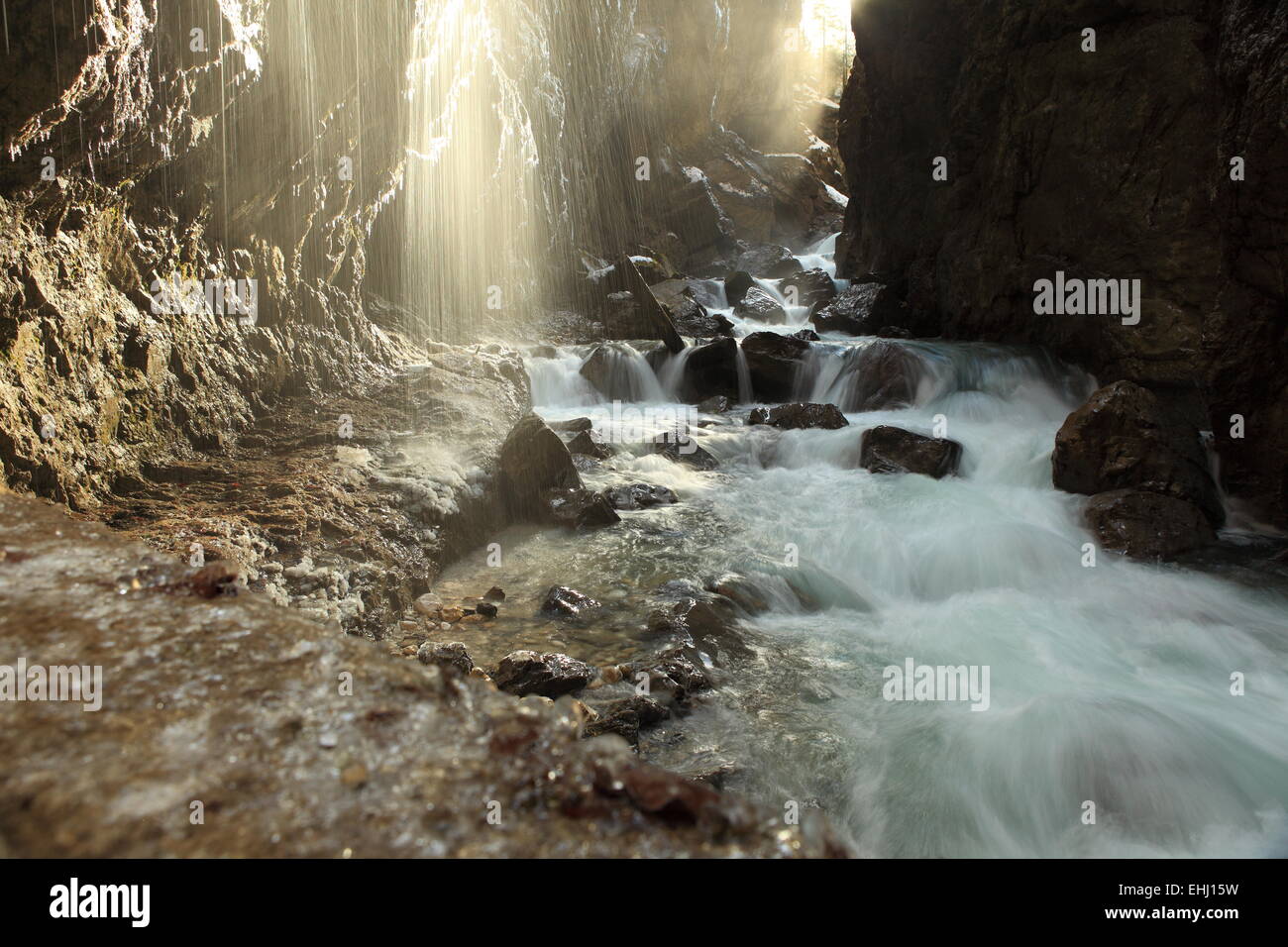 Partnachklamm in Garmisch Partenkirchen Stock Photo - Alamy