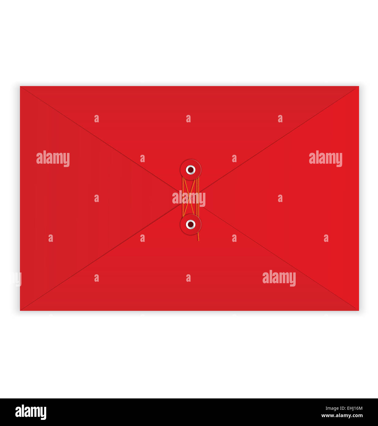 Red envelope rope seal Stock Photo - Alamy