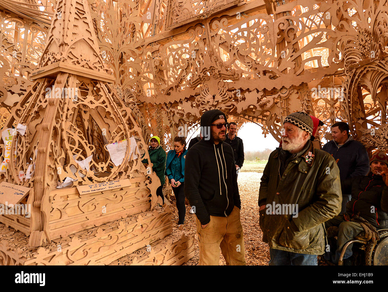 Derry Burning Man Temple opens to public, Londonderry, Northern Ireland ...