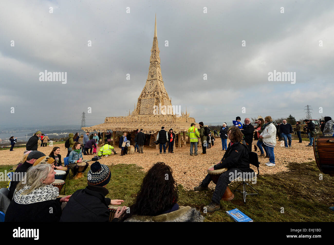 Man on fire sculpture burning man hi-res stock photography and images ...