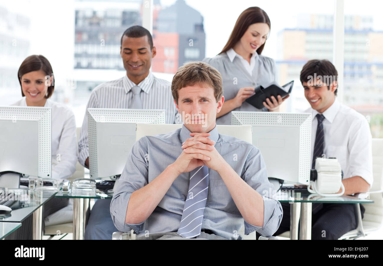 Cheerful dynamic team young professionals hi-res stock photography and ...