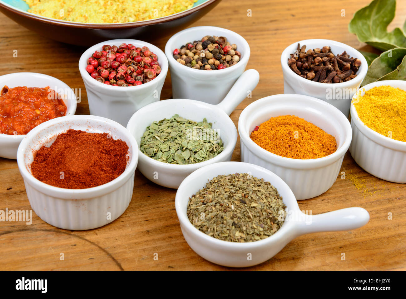 assortment of Indian spices Stock Photo - Alamy