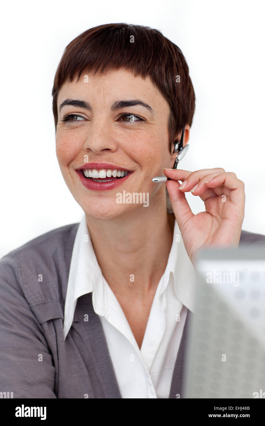 Self assured customer service hi-res stock photography and images - Alamy