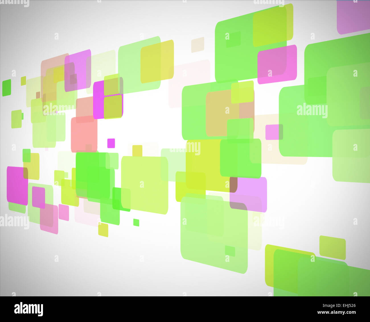 Green and purple rectangles moving Stock Photo - Alamy