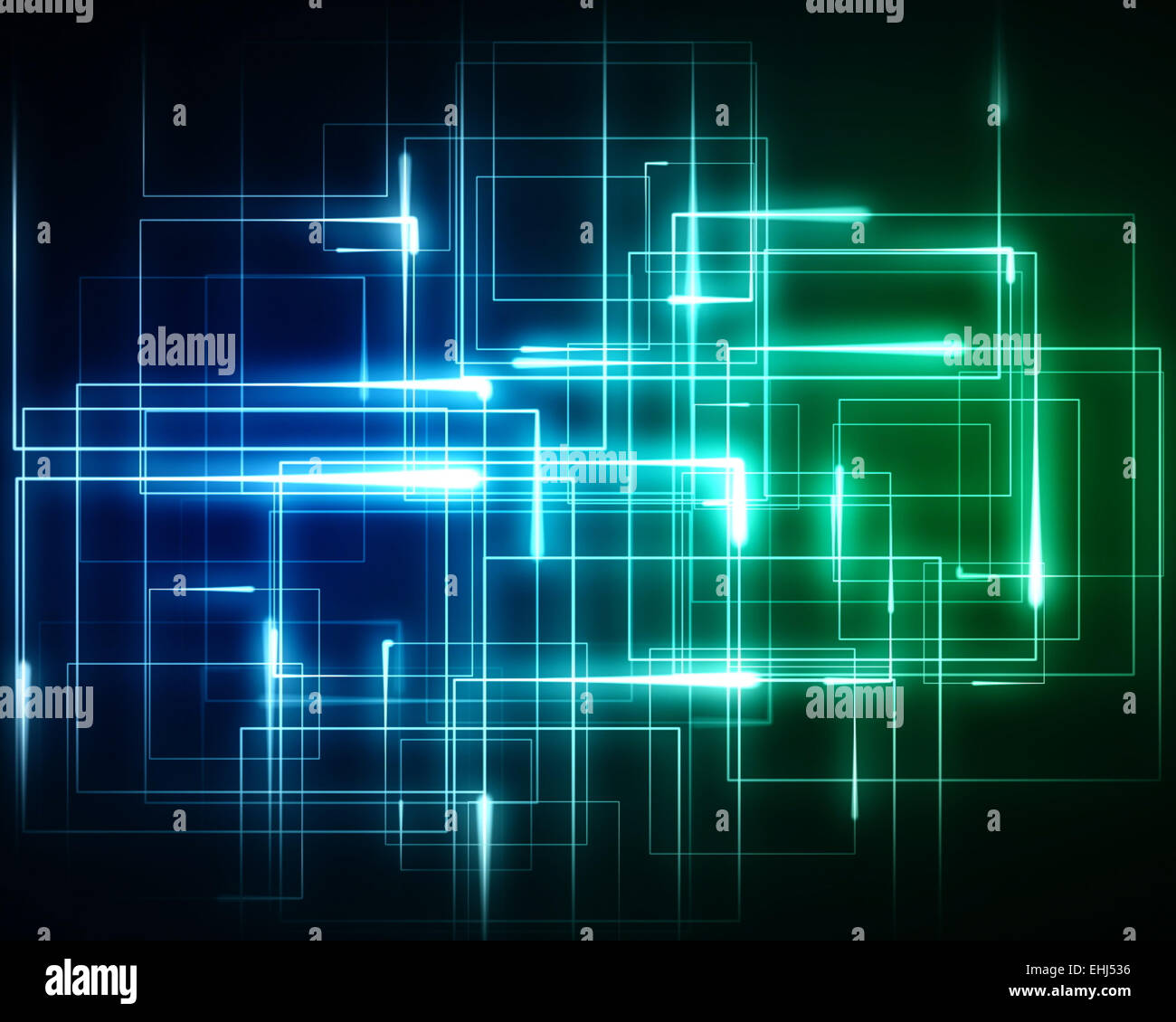 Multiple geometric lights Stock Photo - Alamy