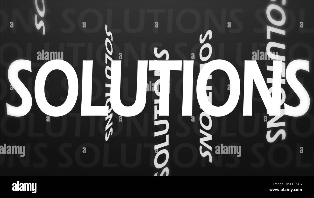 Issues and solutions Black and White Stock Photos & Images - Alamy