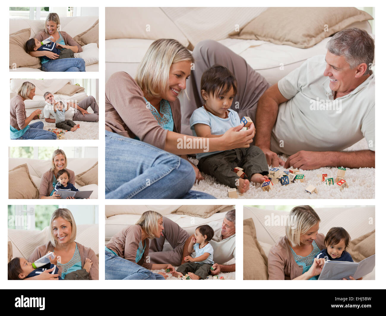 Baby collage hi-res stock photography and images - Alamy