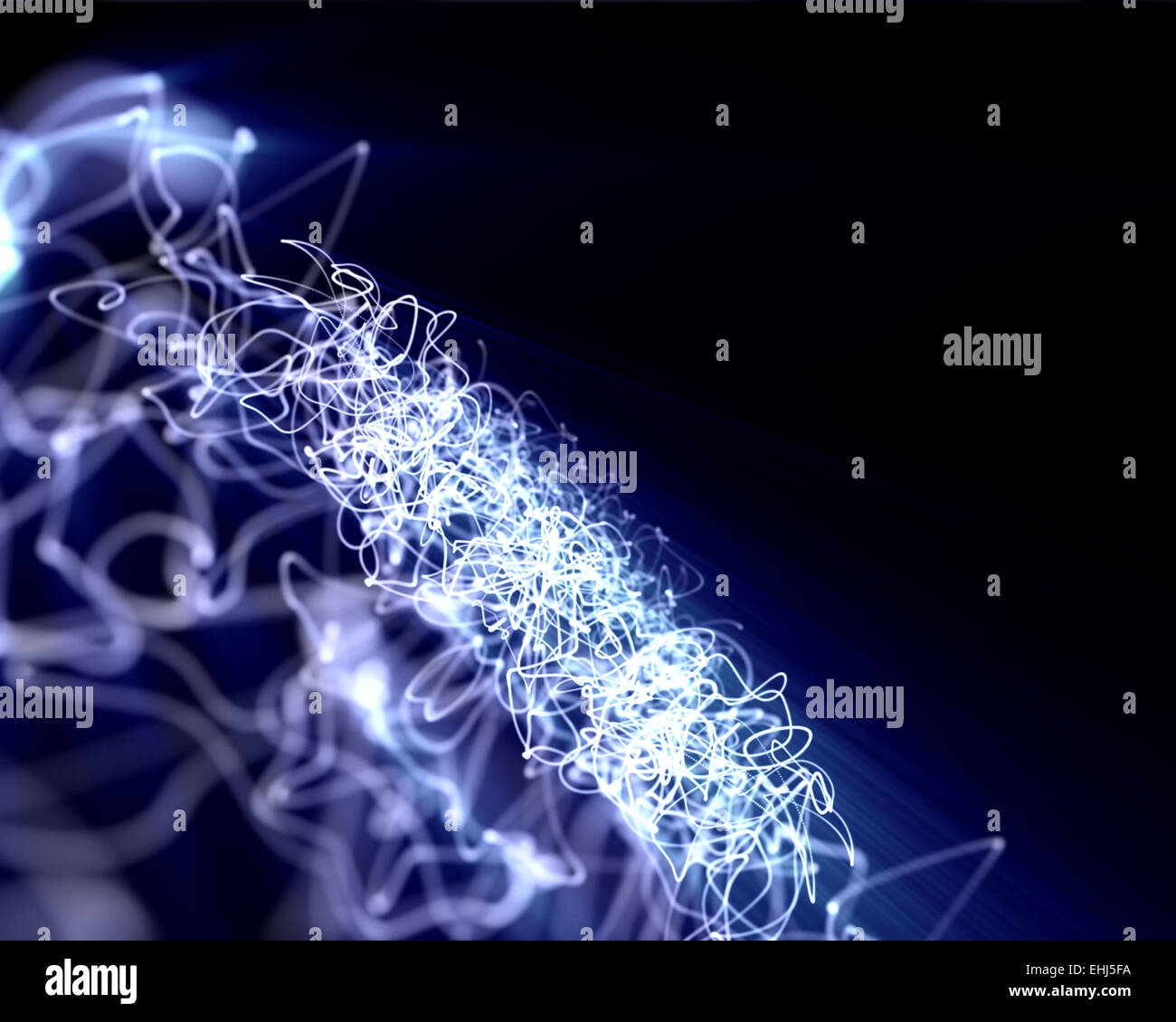 Shape of blue lightning Stock Photo - Alamy