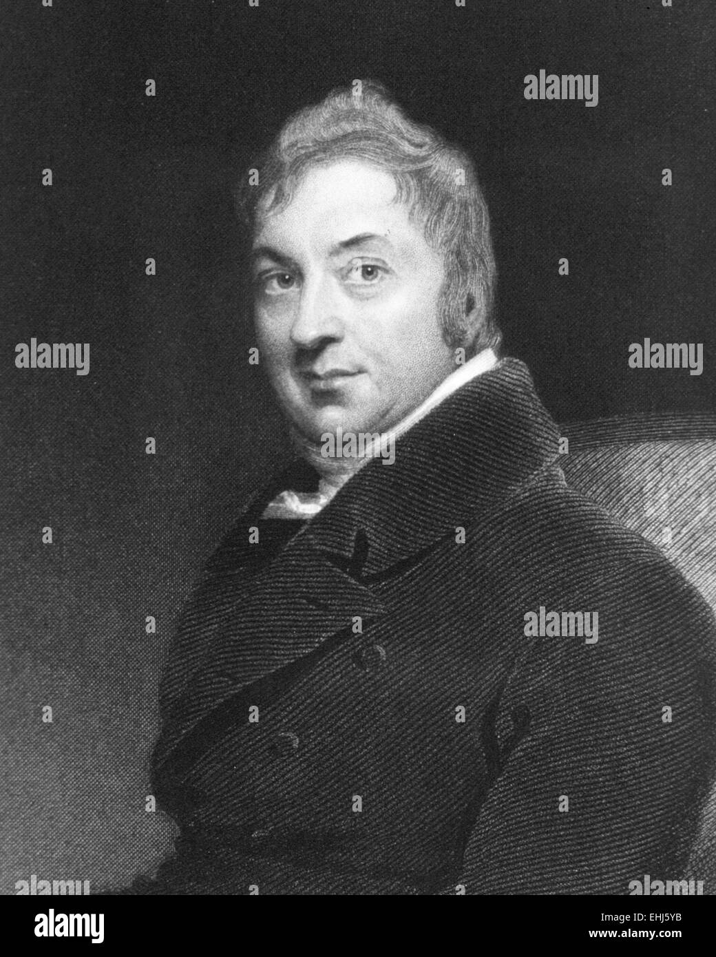 Edward jenner smallpox vaccine Black and White Stock Photos & Images ...