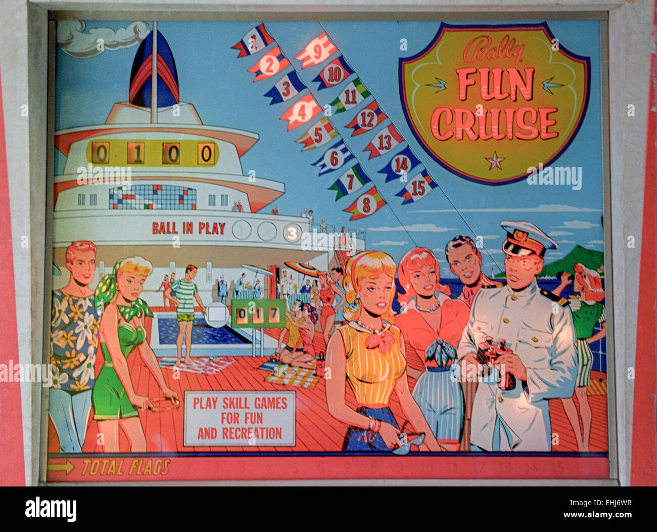 LAS VEGAS, NV – JANUARY 1: Classic vintage pinball art in Las Vegas ...