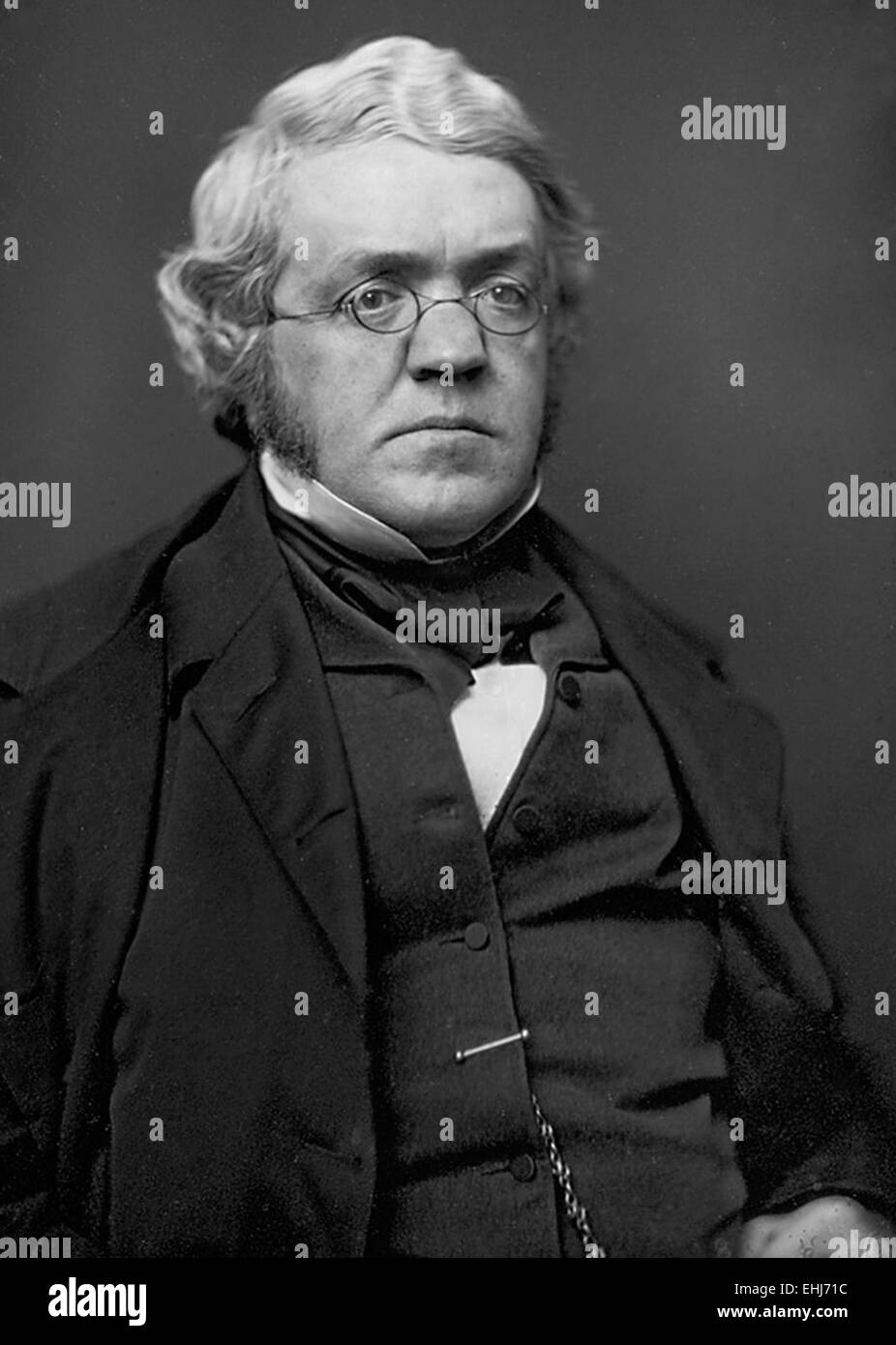 William Makepeace Thackeray, English novelist Stock Photo - Alamy