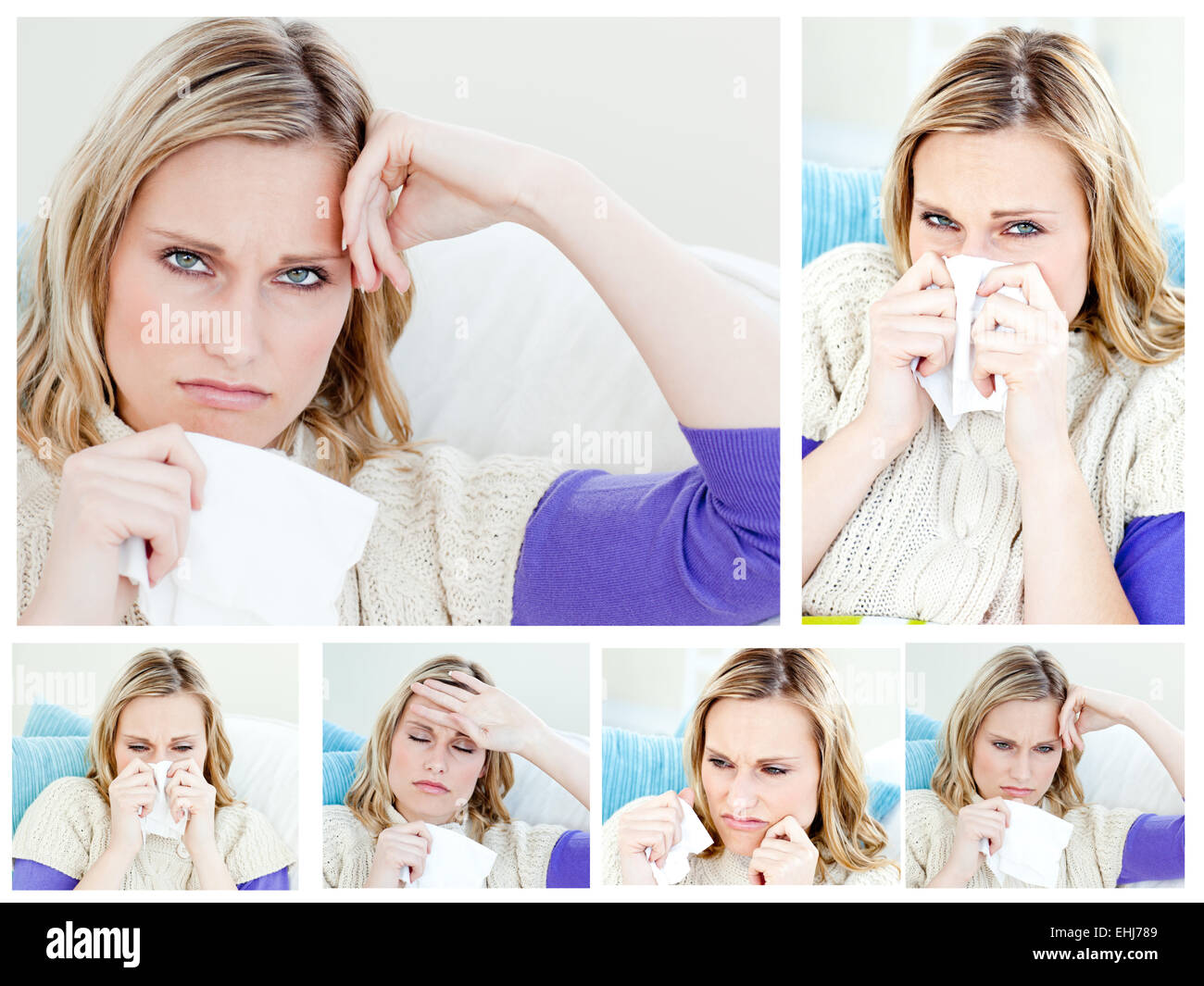 Sick people collage hi-res stock photography and images - Alamy