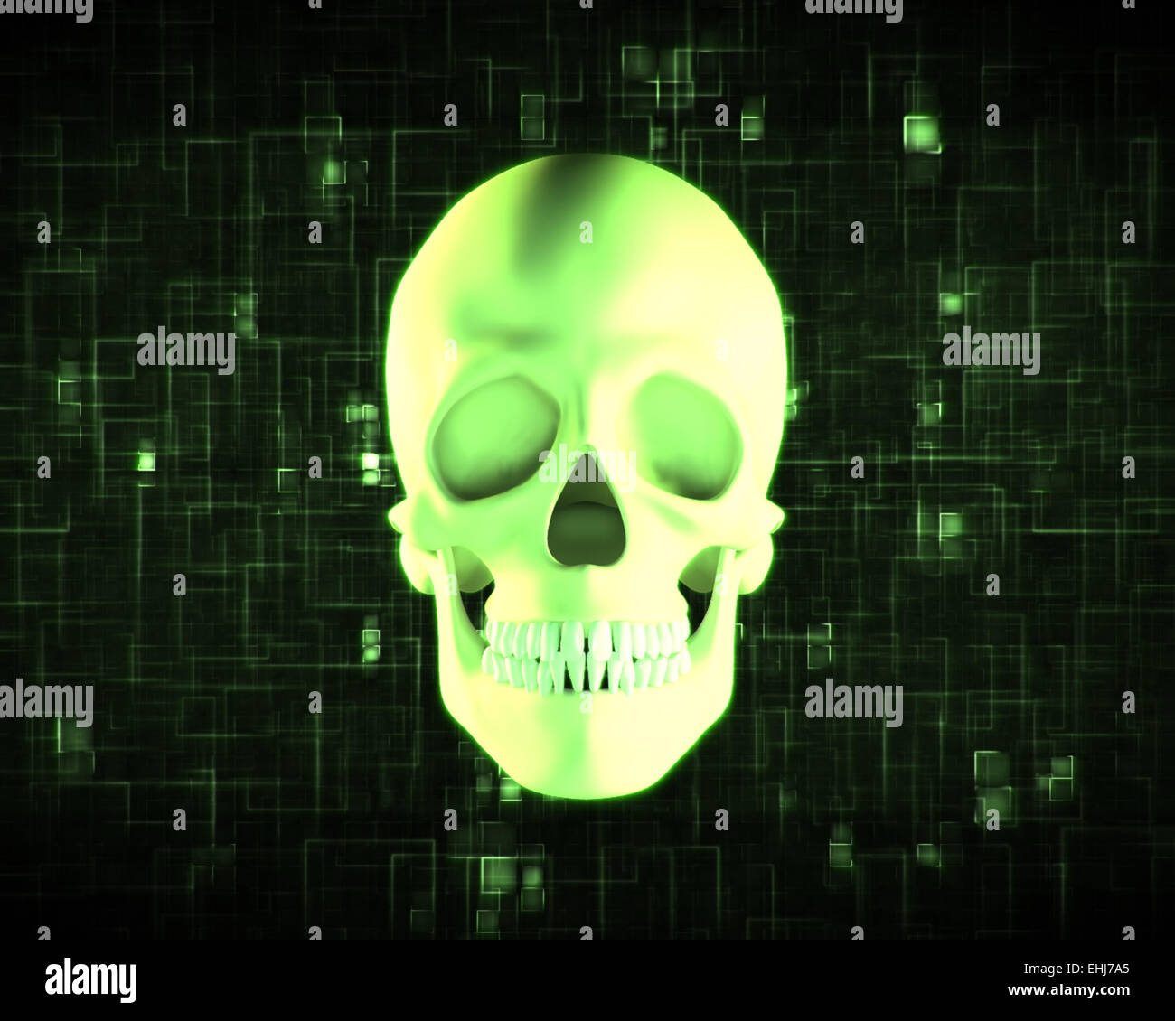 Human skull animation on black hi-res stock photography and images - Alamy