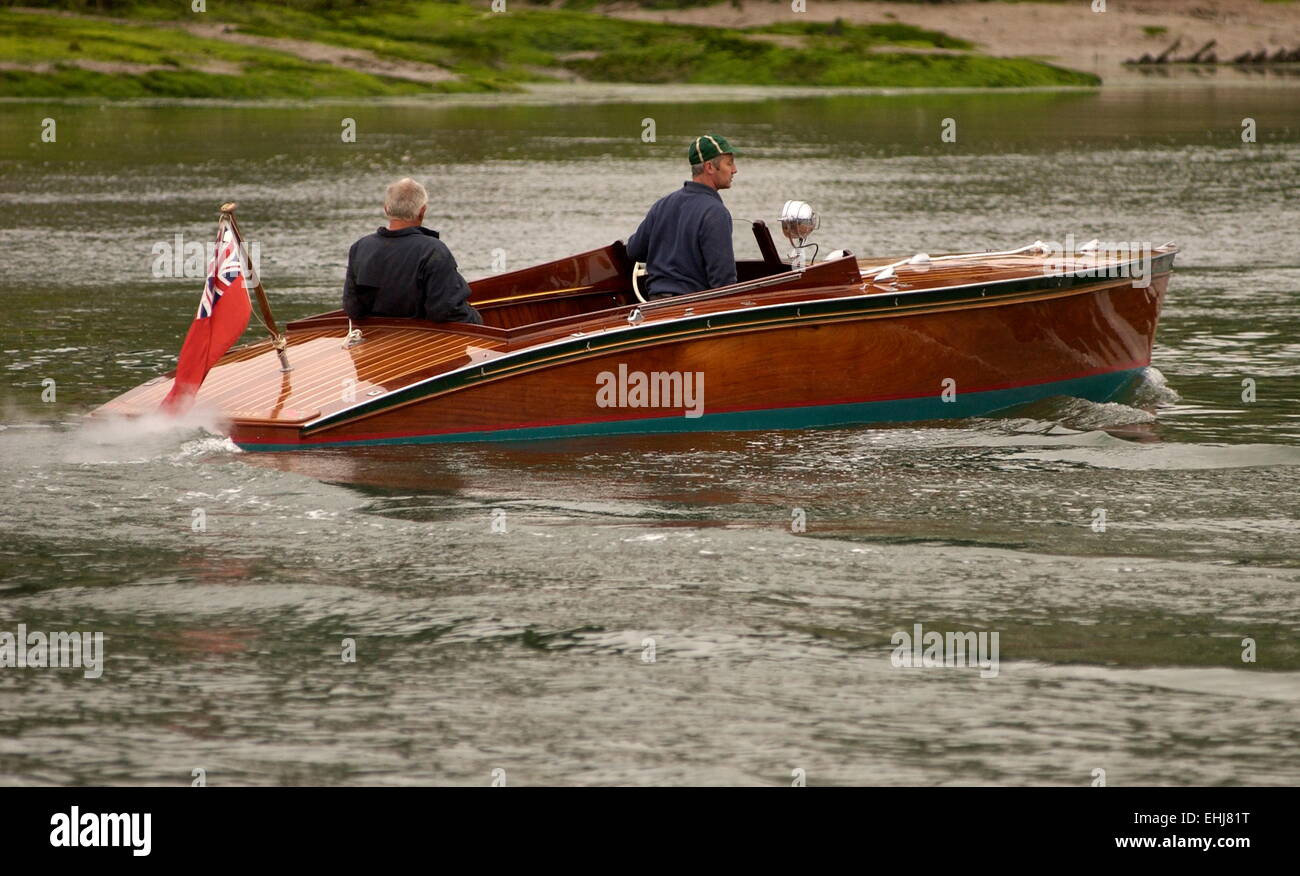 Classic Motor Launch Boat High Resolution Stock Photography and Images ...