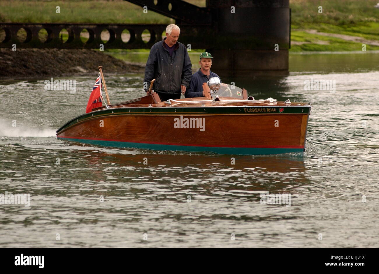 Motor launch on river thames hi-res stock photography and images - Alamy
