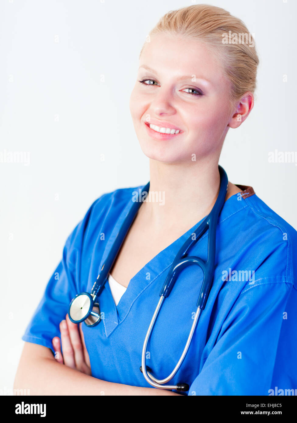 Red hair lady doctor hi-res stock photography and images - Alamy
