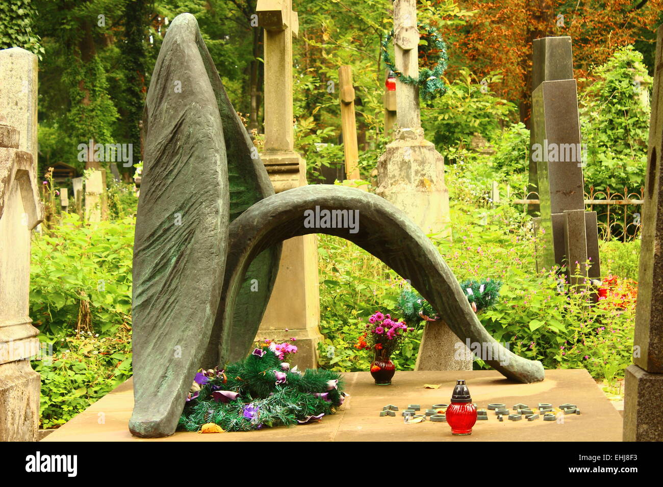 signature of the stone on the grave Stock Photo - Alamy