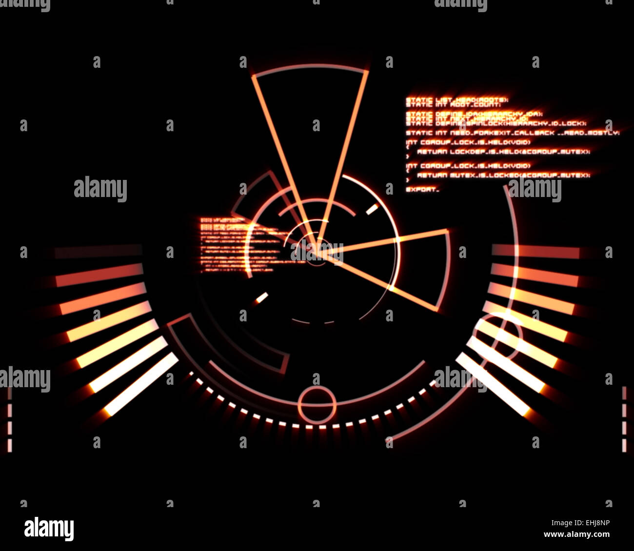 Orange radar screen hi-res stock photography and images - Alamy