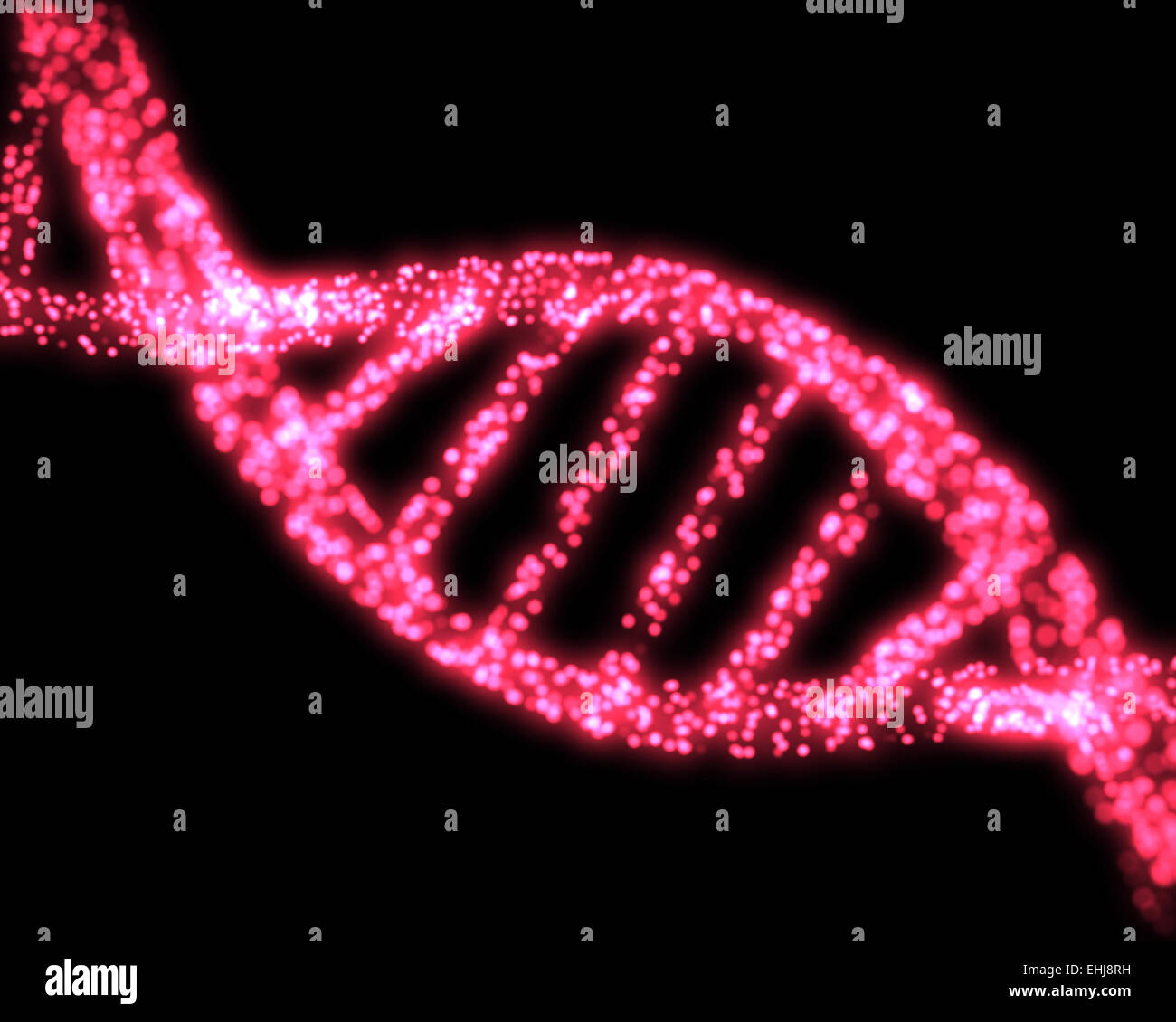 Pink DNA Helix Stock Photo - Alamy