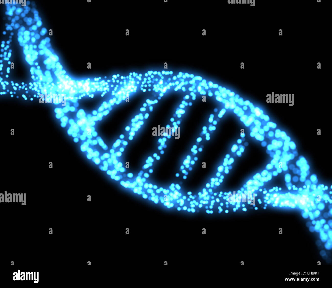 Blue cell biological dna background hi-res stock photography and images ...