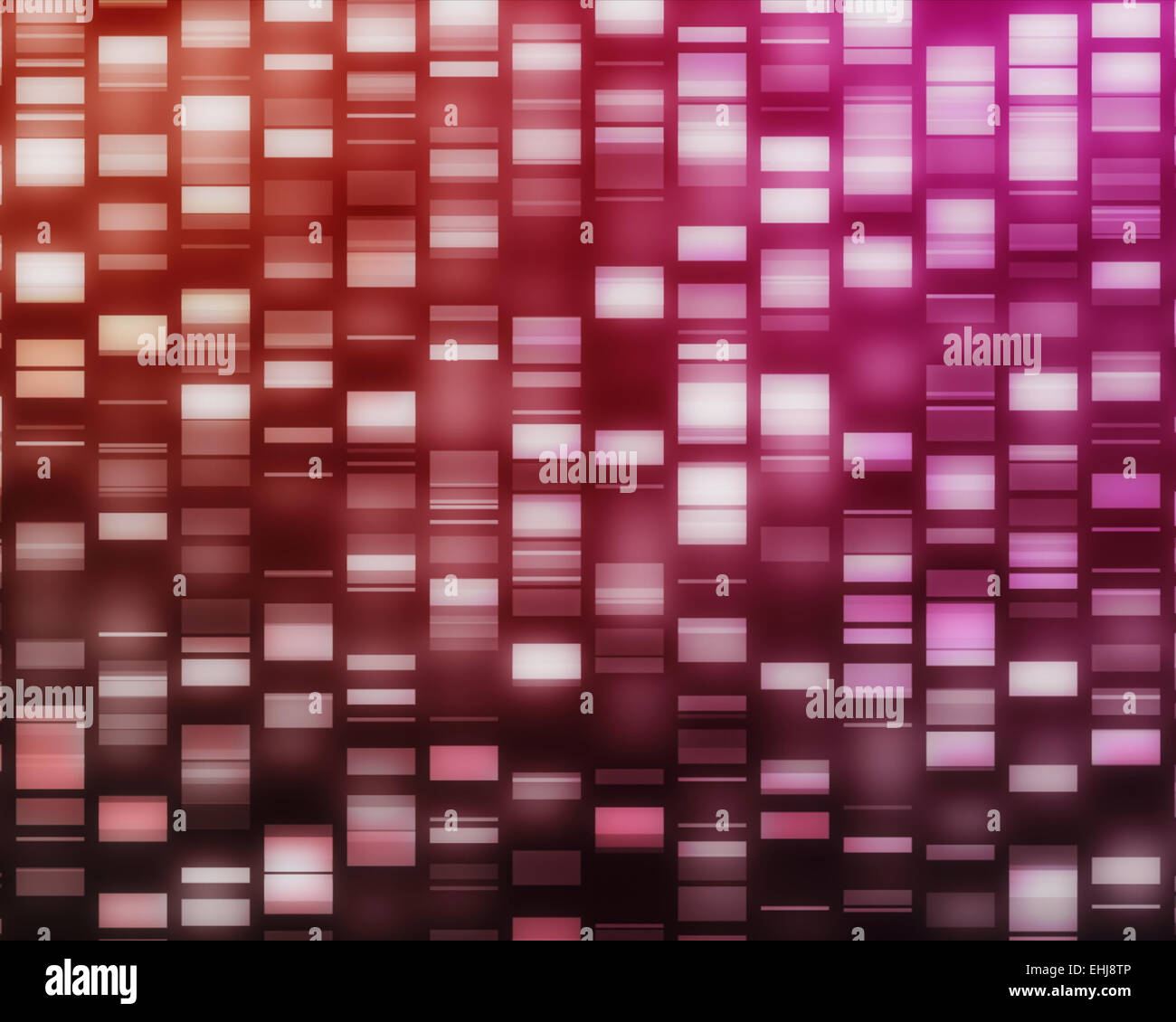 Red and pink DNA strands Stock Photo - Alamy