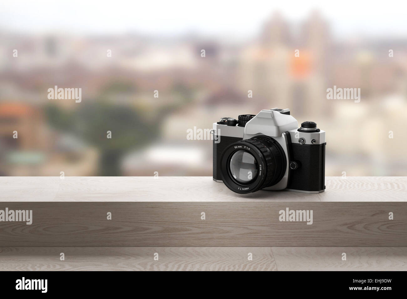 3d rendering of a reflex analog camera Stock Photo - Alamy