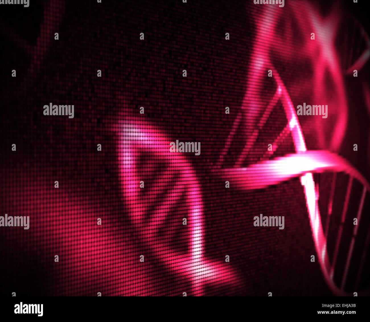 Pink DNA helix Stock Photo - Alamy