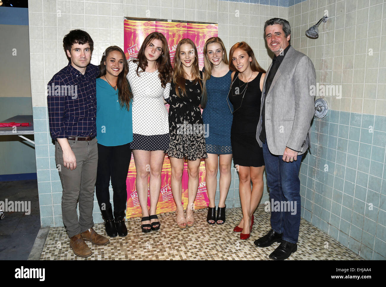 Opening night of the play Dry Land at the HERE Arts Center, Featuring ...