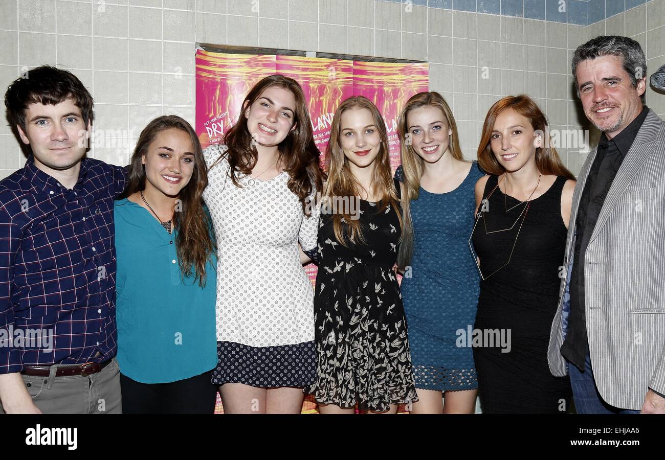 Opening night of the play Dry Land at the HERE Arts Center, Featuring ...