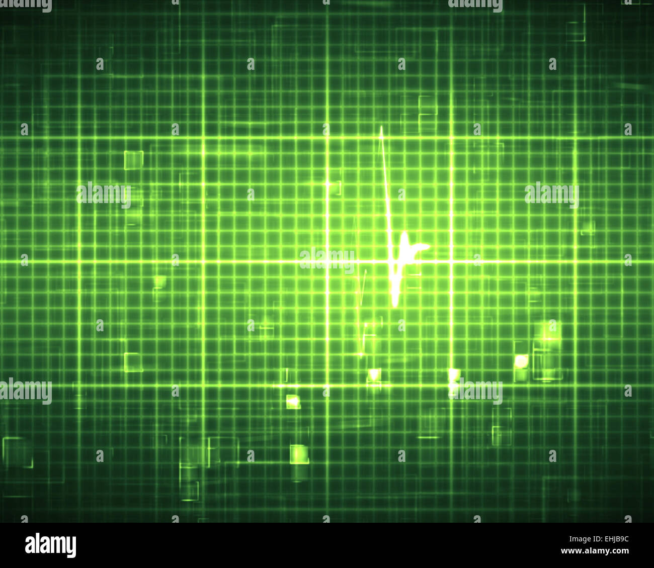 Green ecg hi-res stock photography and images - Alamy