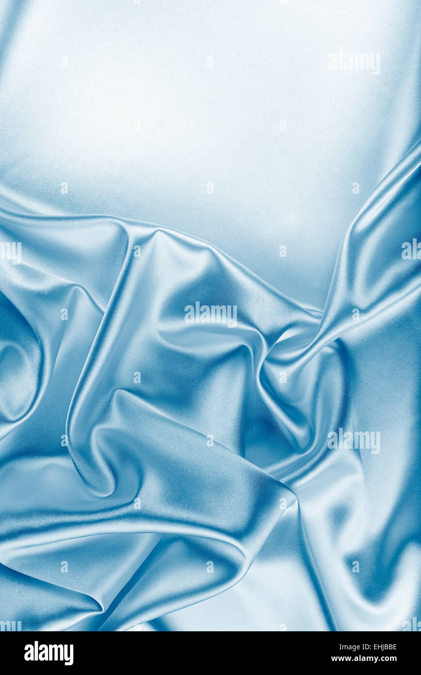 Blue Silk Fabric Texture for Drapery Abstract Background Stock Photo ...