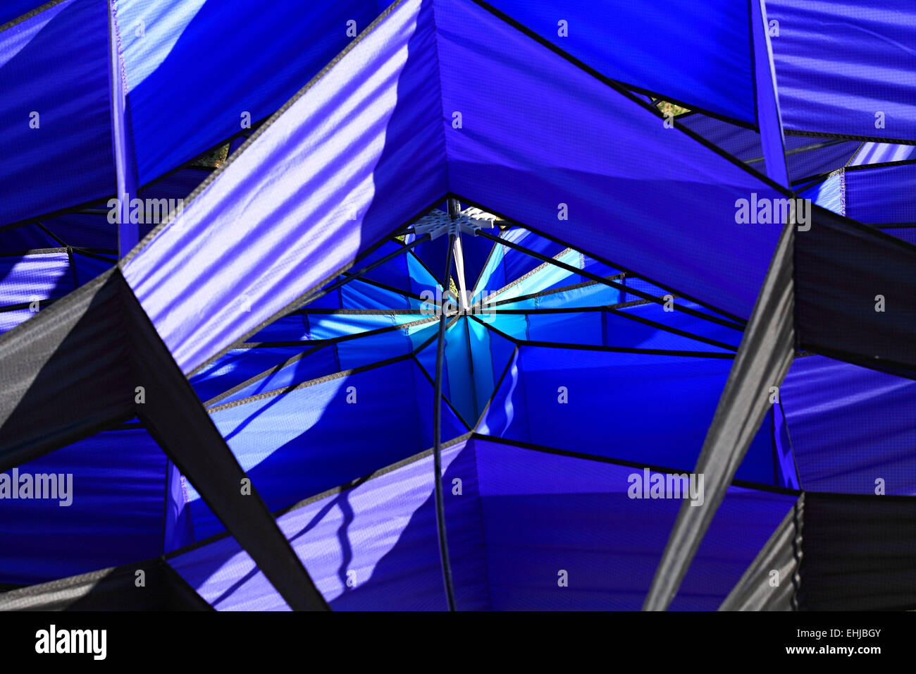 Kite blue violet Stock Photo - Alamy