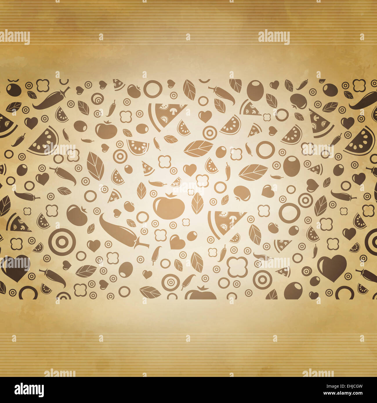 Menu icons dishes hi-res stock photography and images - Alamy