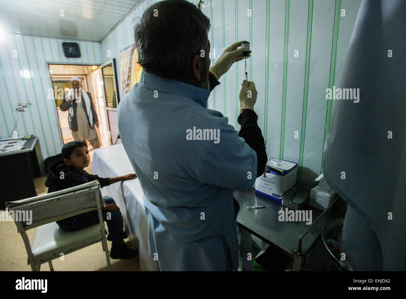 Dr. Merajuddin makes injection from leishmania, most common infection ...