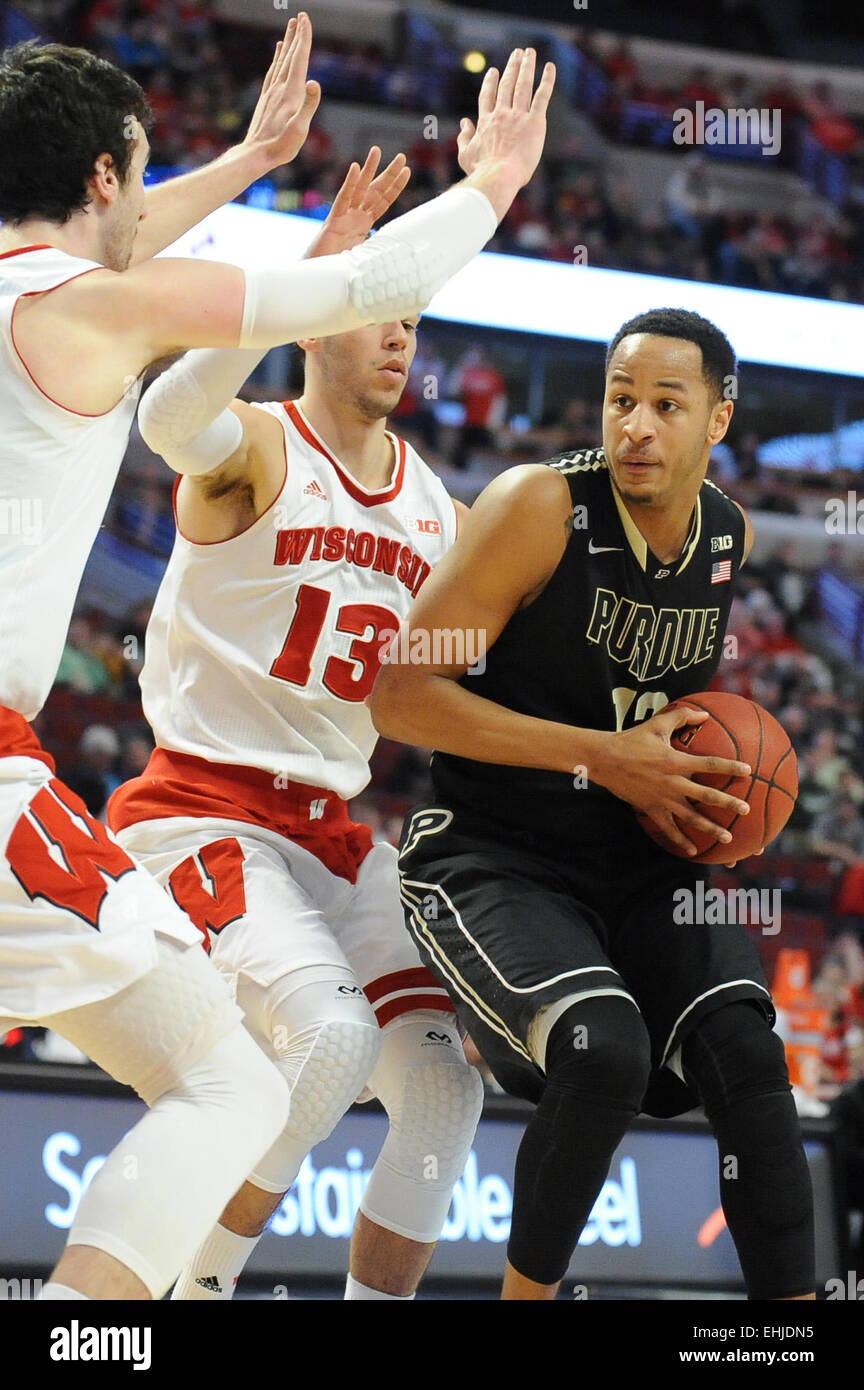 Chicago, IL, USA. 14th Mar, 2015. Purdue Boilermakers forward Vince ...