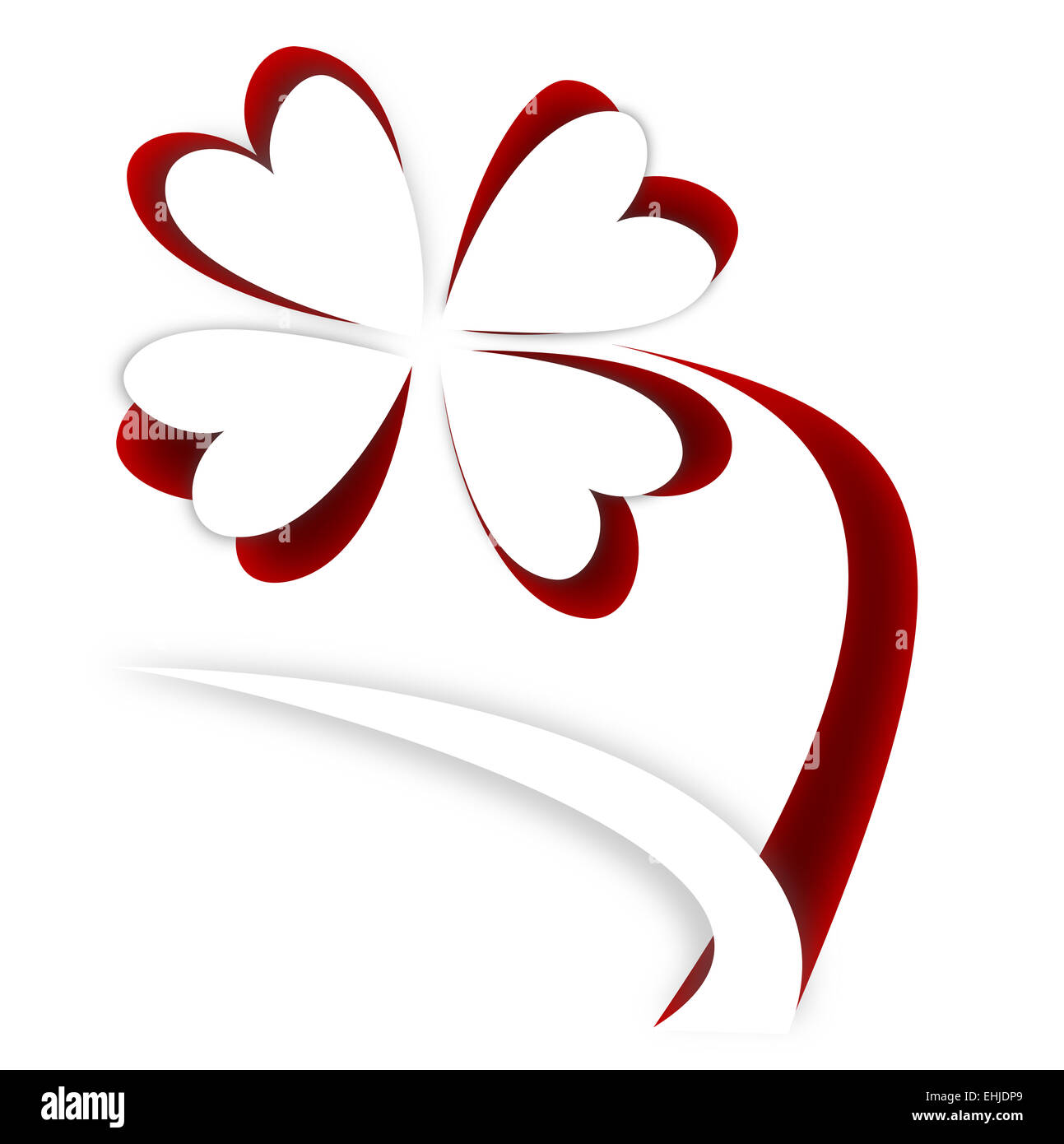 Paper heart cutout Cut Out Stock Images & Pictures - Alamy