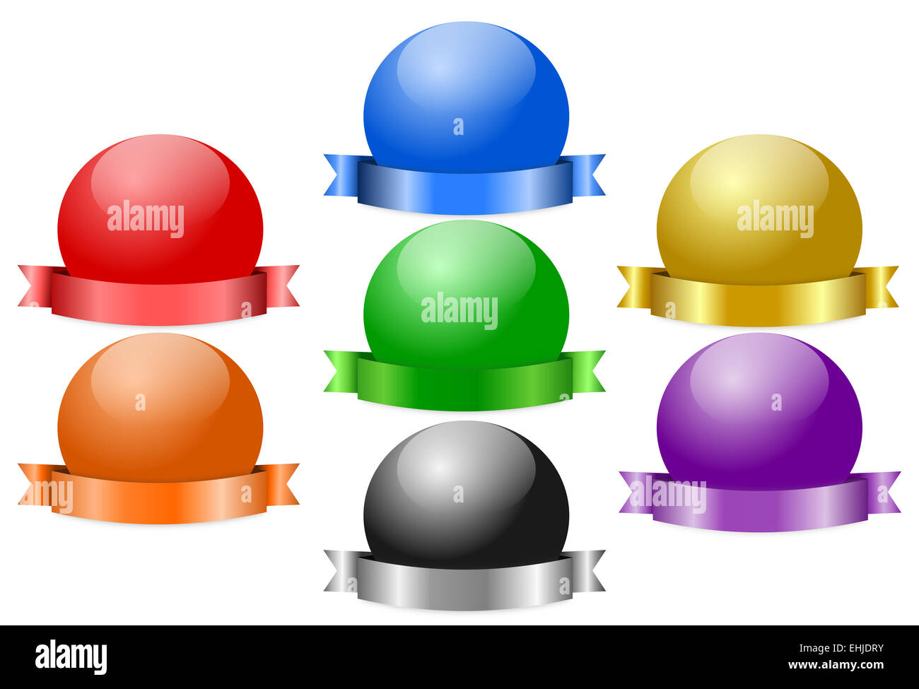 Ribbon badges hi-res stock photography and images - Alamy