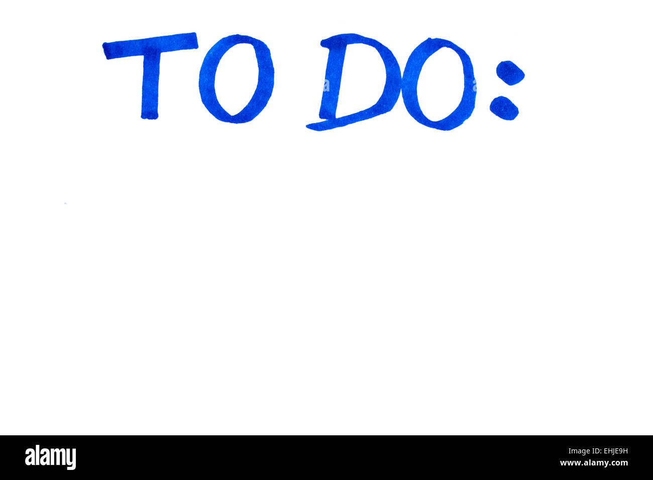 to do text Stock Photo - Alamy