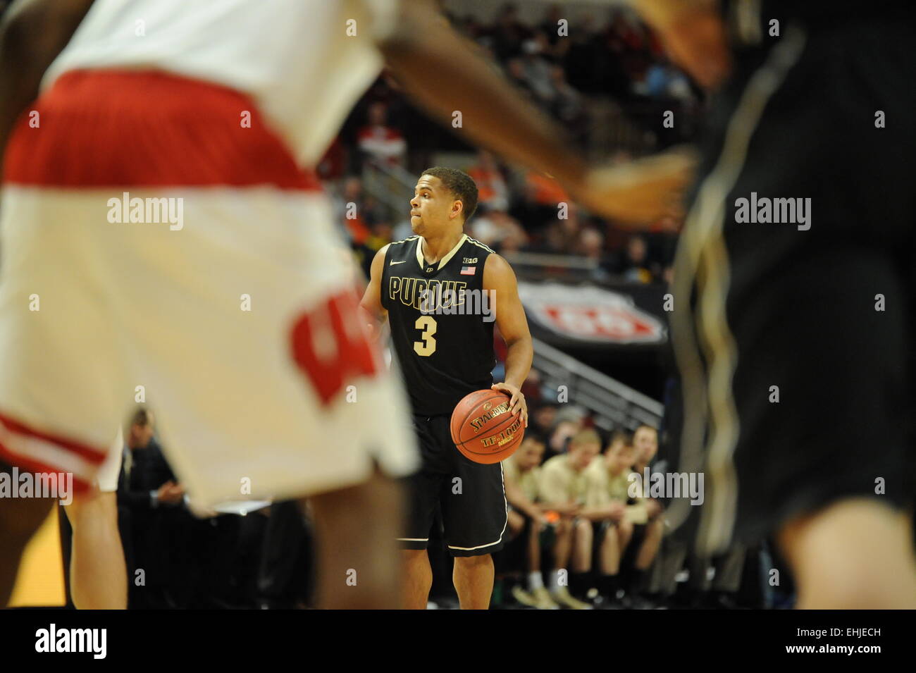 Chicago, IL, USA. 14th Mar, 2015. Purdue Boilermakers guard P.J ...