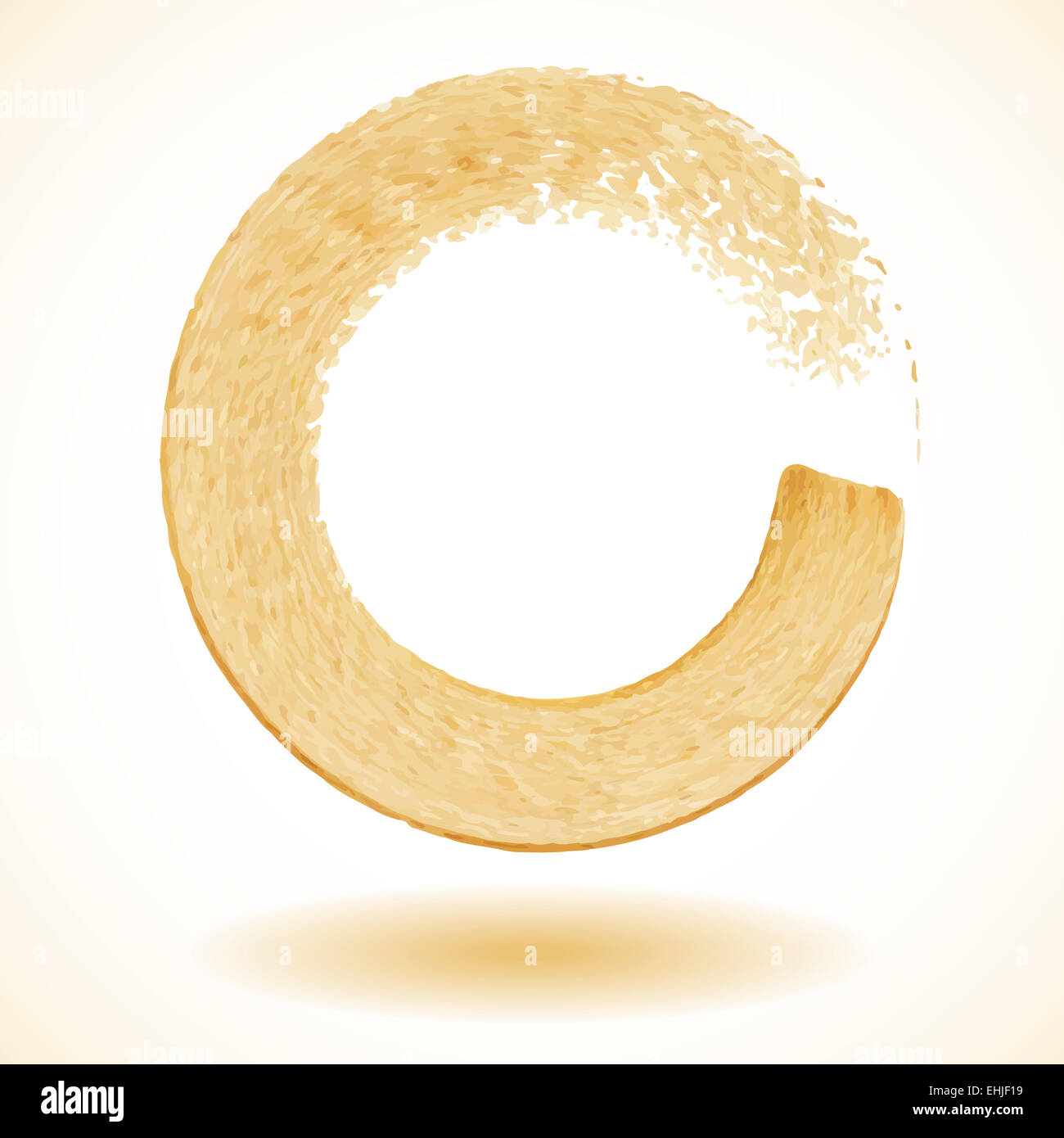 Gold paint circle hi-res stock photography and images - Alamy