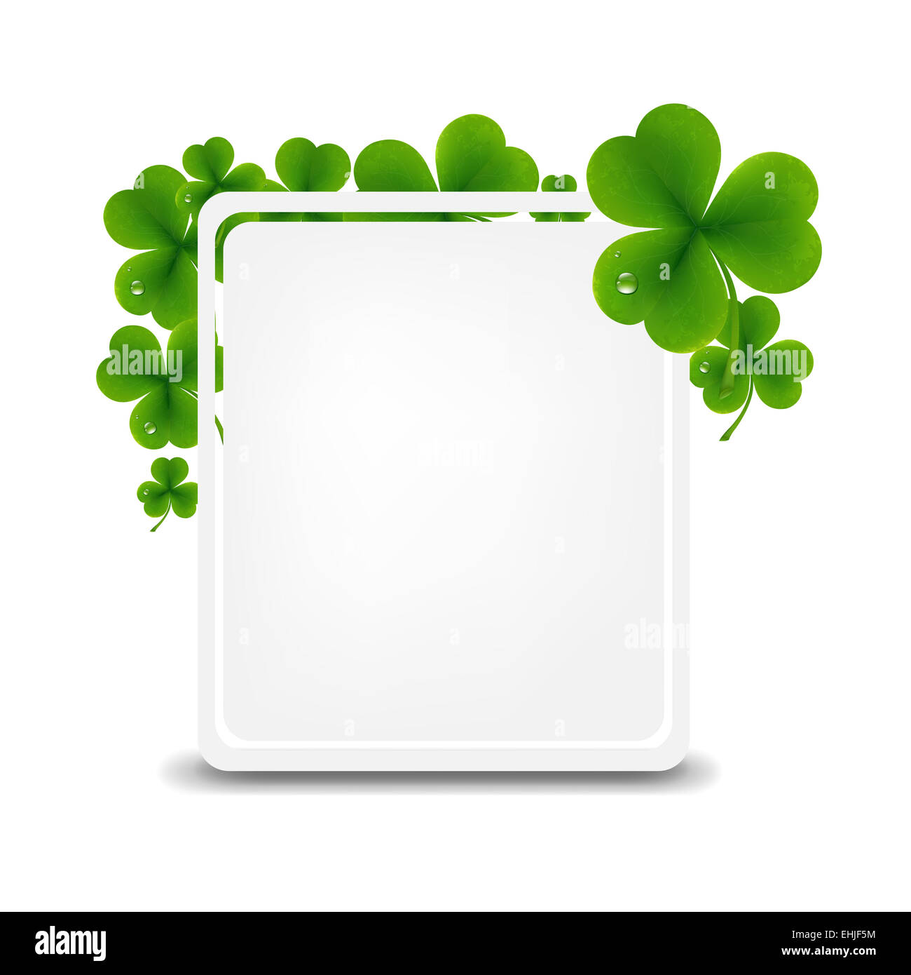 Clover clipart Cut Out Stock Images & Pictures - Alamy