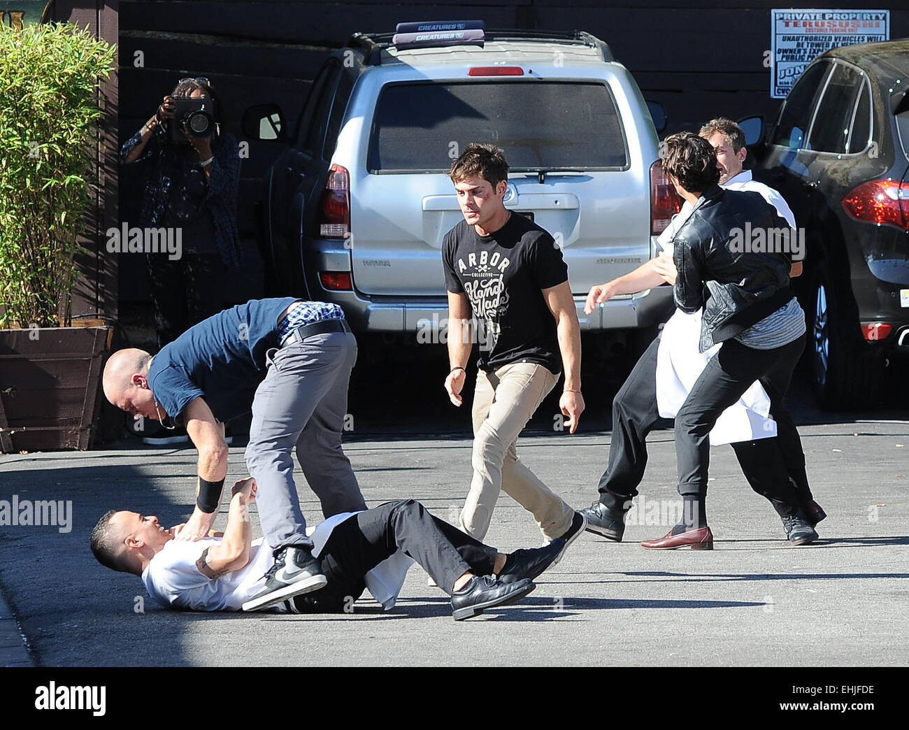 Movie fight scene set hi-res stock photography and images - Alamy