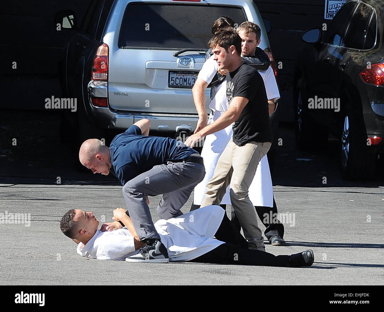Movie fight scene set hi-res stock photography and images - Alamy