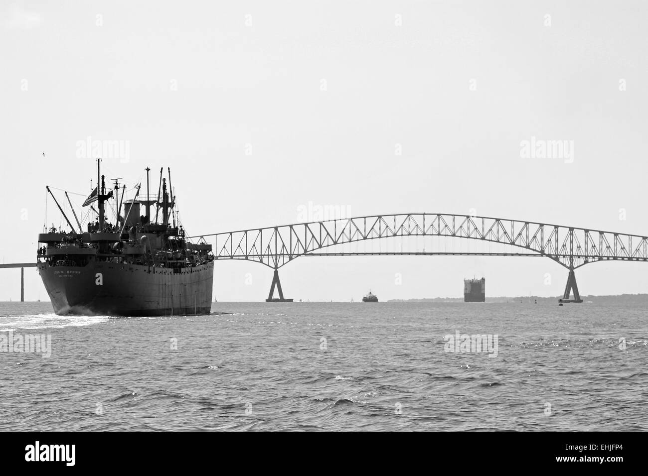 Ww2 bridge Black and White Stock Photos & Images - Alamy