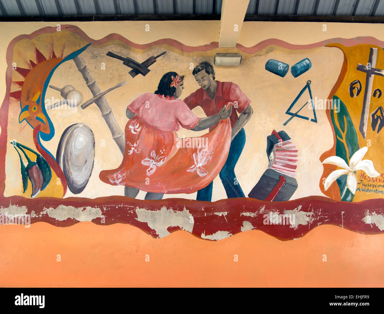 RODRIGUES ISLAND, PAINTED STATION , PORT MATHURIN , MAURITIUS Stock ...