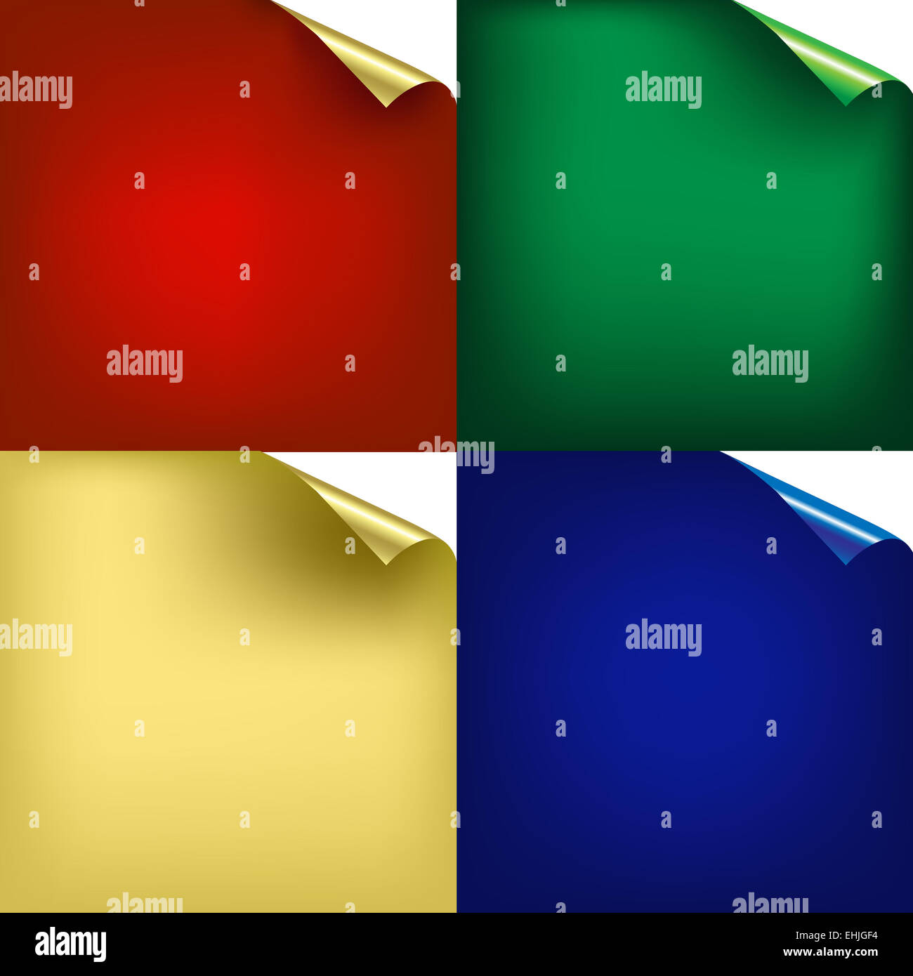 Color Backgrounds With Corners Stock Photo - Alamy