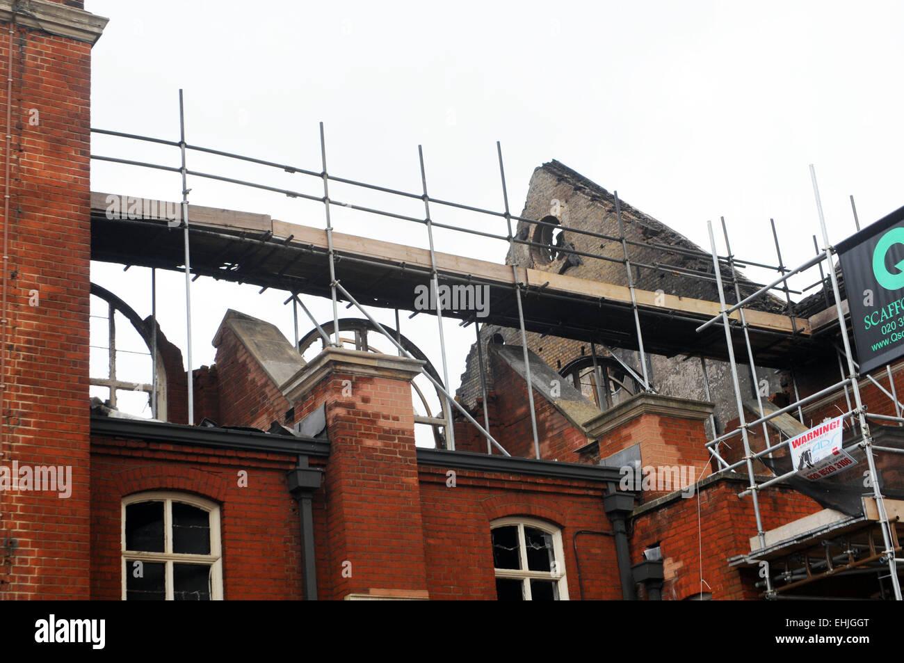 Fire destroys town hall hi-res stock photography and images - Alamy