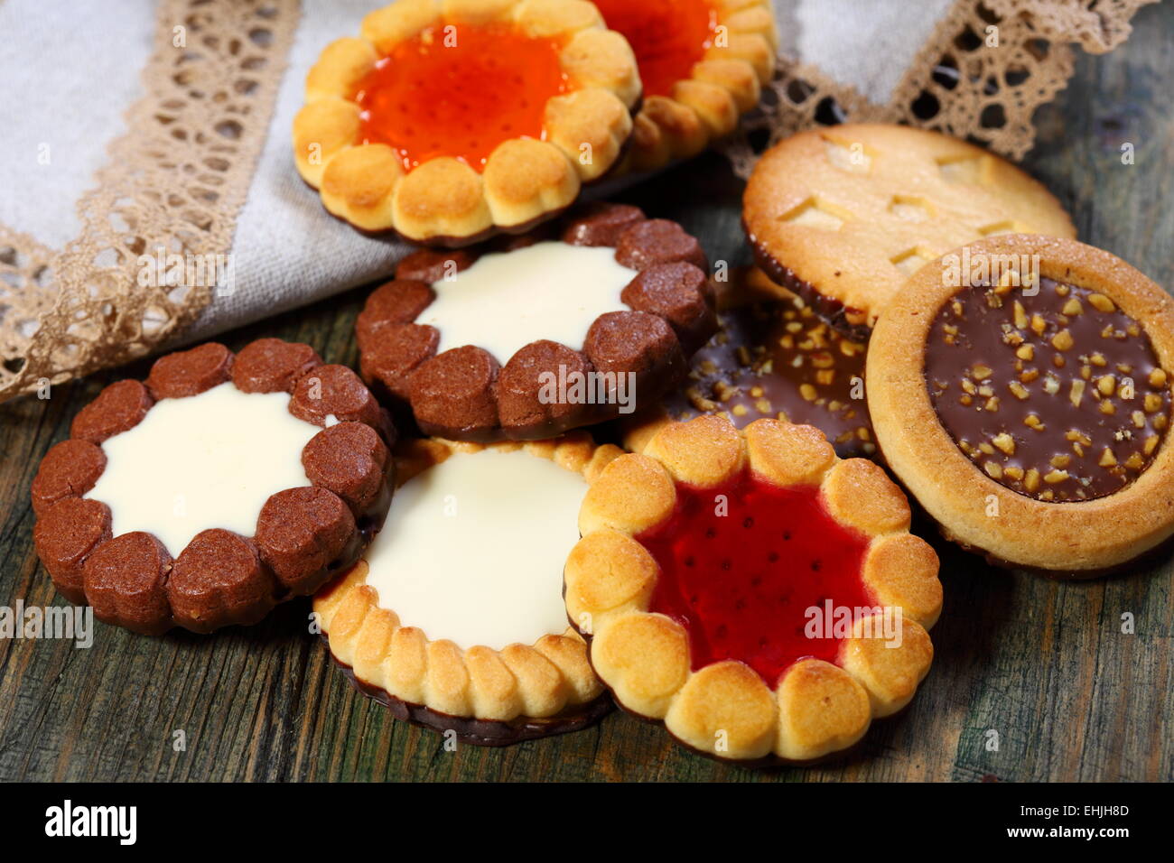 Mixed cookies hi-res stock photography and images - Alamy