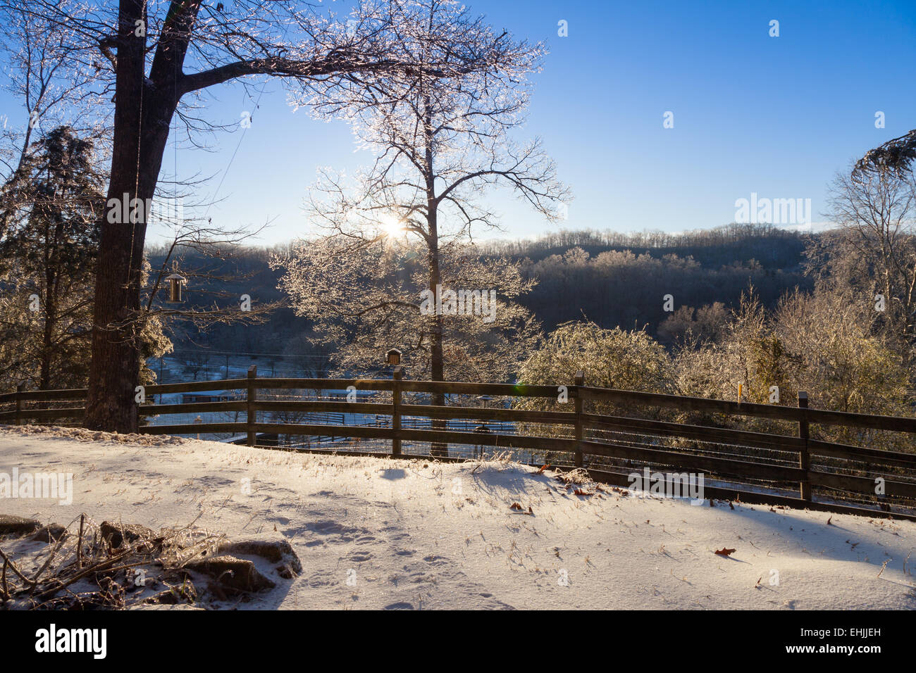 Tennessee landscape winter hi-res stock photography and images - Alamy